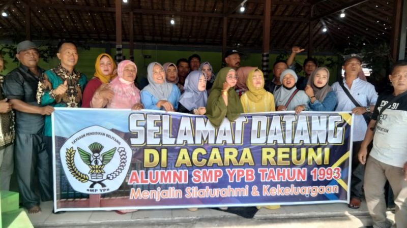 GlobalPlanetNews - Setelah 28 Tahun Tidak Bertemu, Alumni SMP YPB ...